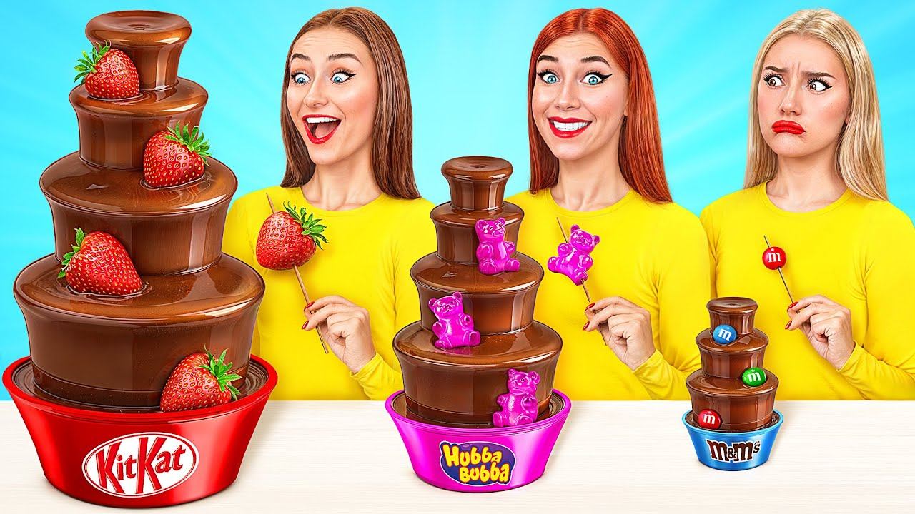 Большая, Средняя или Маленькая Тарелка Челлендж | Забавные Лайфхаки с Едой от Multi DO Challenge