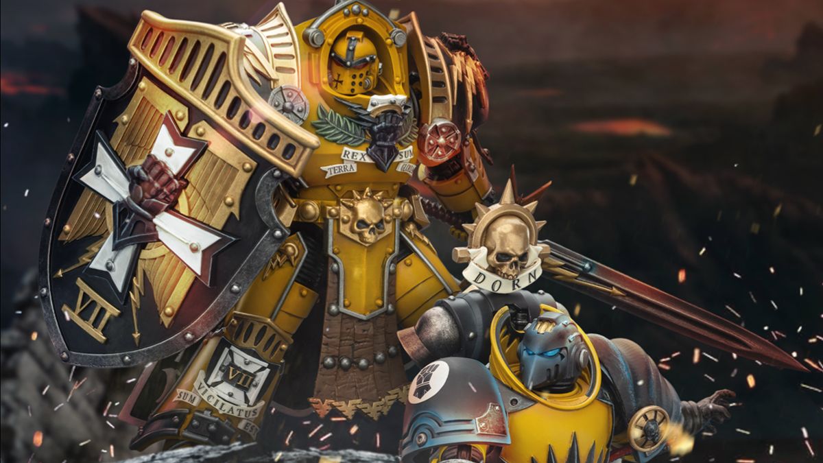 Imperial Fists Praetor and Librarian анонс от JOYTOY