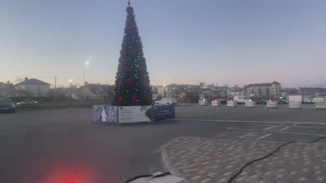 Анапа. Прогулка. Скоро Новый год.