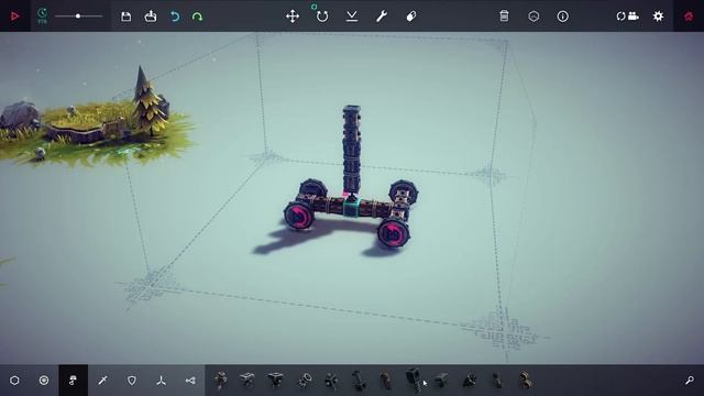 Играем в Besiege: зона 8 "Стоячий камень" остров Ипсилон
