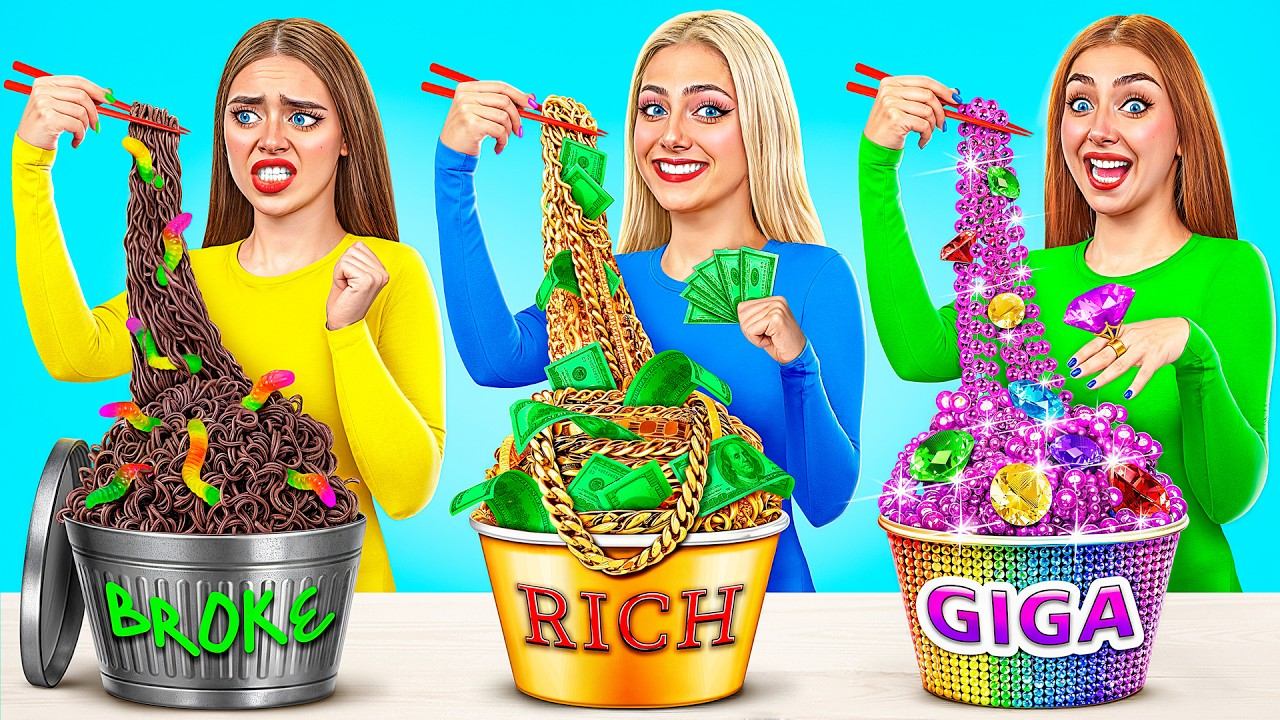 Бедная vs Богатая vs Ультра Богатая еда Челлендж | Битвы с Едой от Multi DO Challenge