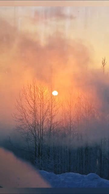 Как выглядят день за полярным кругом. Ямало-Ненецкий АО Лабытнанги. ЖизньСеверян. 2025