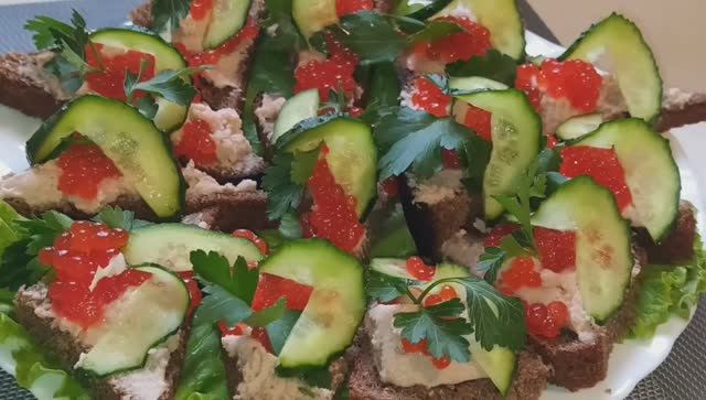 Вкуснейшие _бутерброды_ Лучшие закуски на праздничный стол. Неприменно приготовьте.
