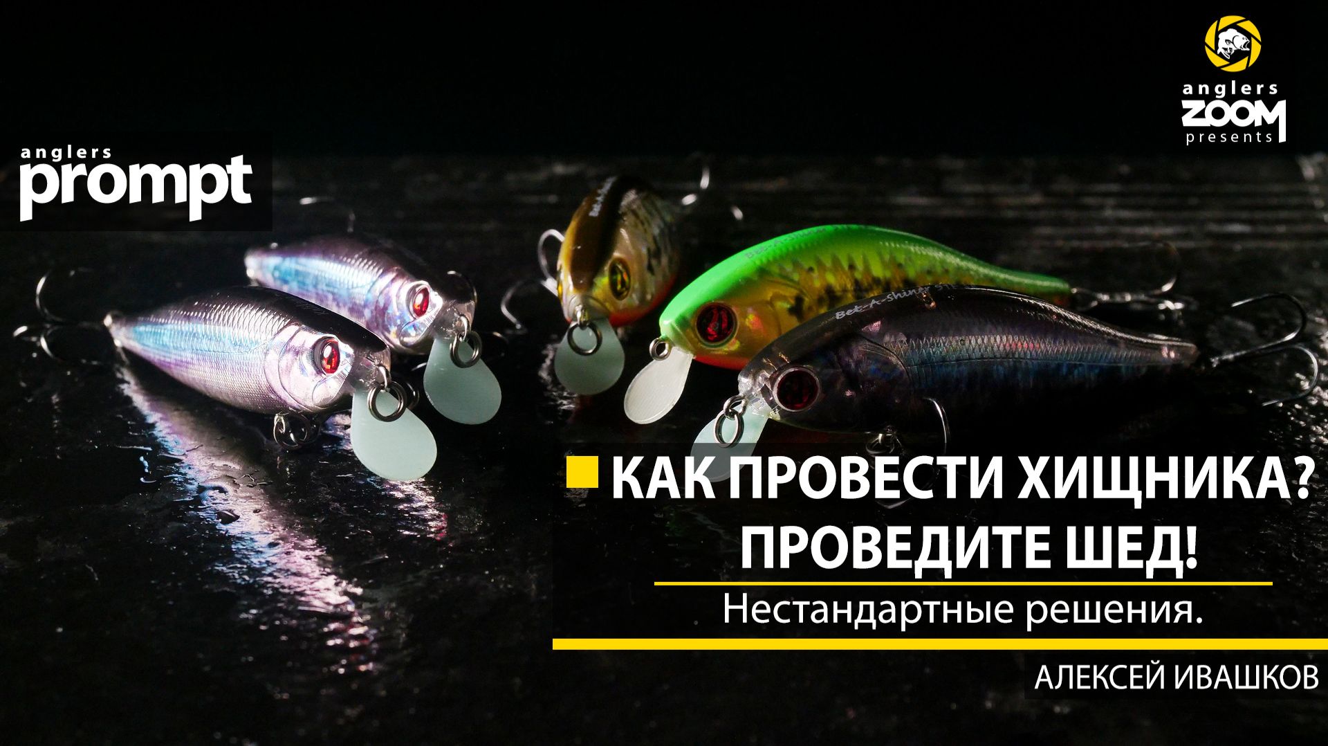 Как провести хищника? Проведите шед! Нестандартные решения. Алексей Ивашков. Anglers Prompt.