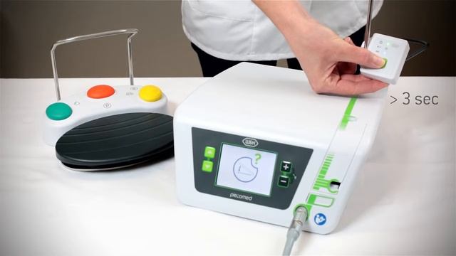 Аппарат Piezomed SA-320 - подключение беспроводной педали