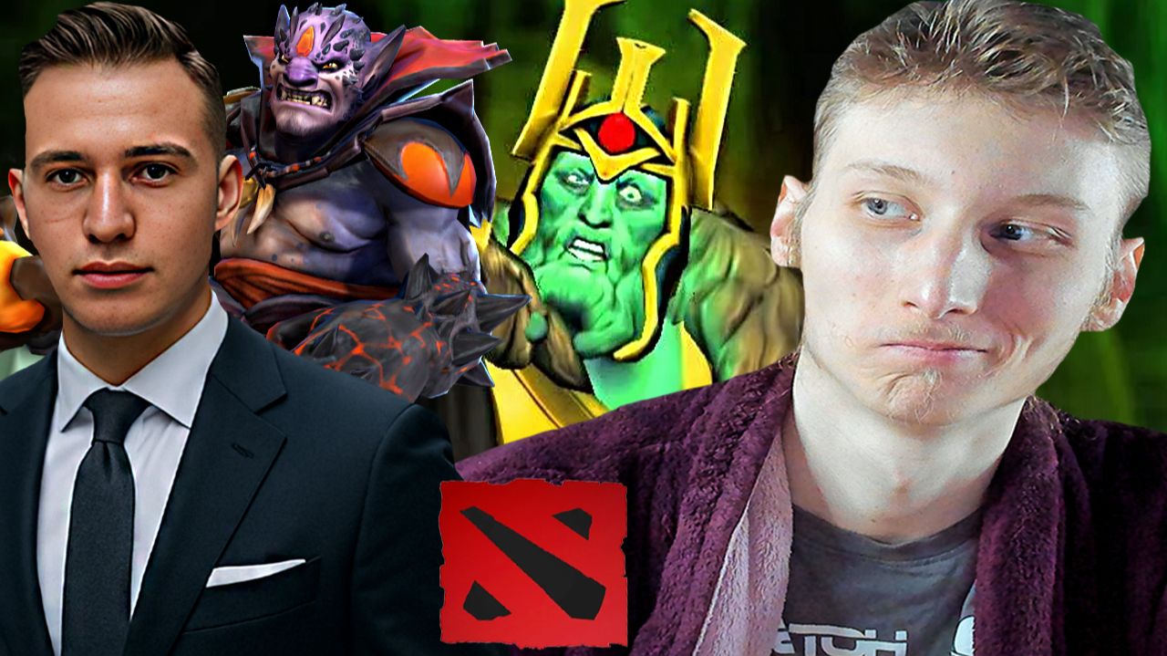 ПОНЕМНОГУ ВСПОМИНАЮ КАК ИГРАТЬ НА ПАПИЧЕ В ДОТЕ 2 С БРАТОМ! ЛИОН ВМЕСТЕ С WRAITH KING! LION