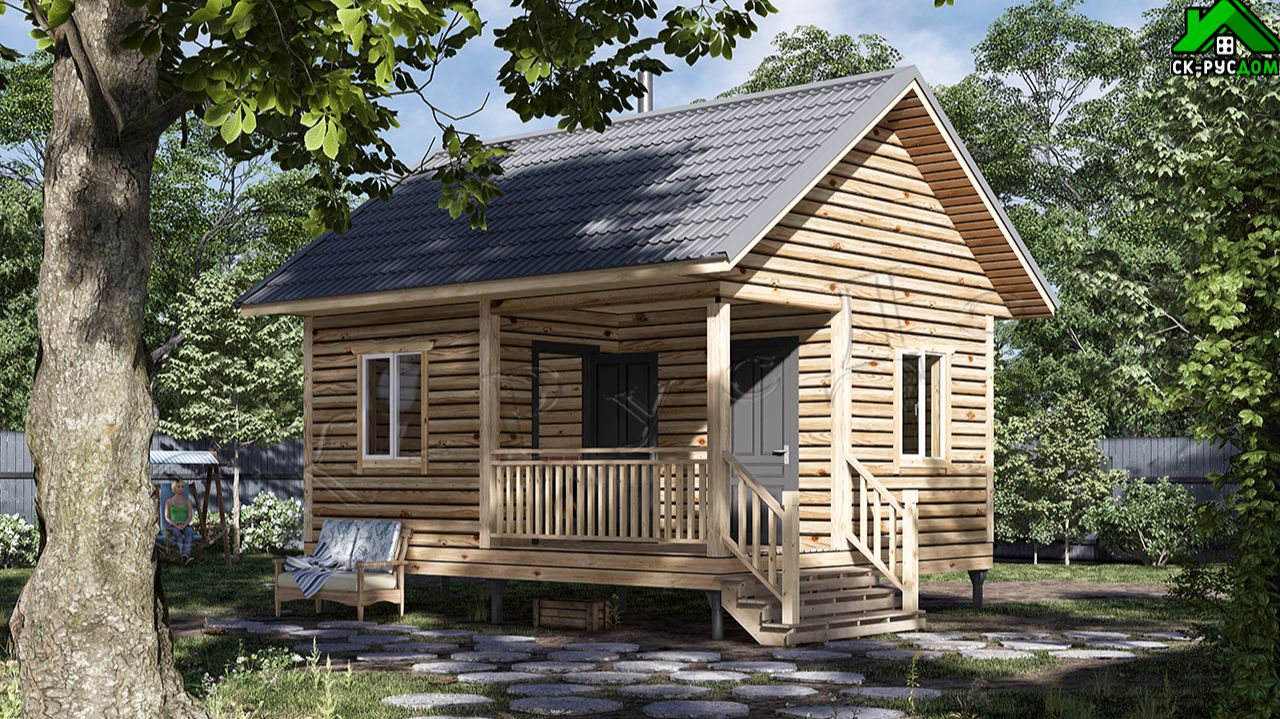 Одноэтажная баня