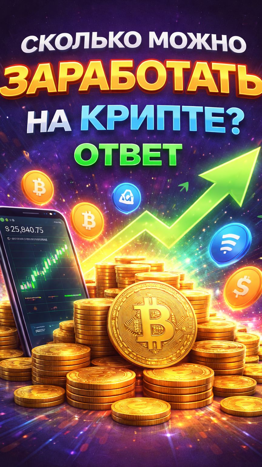 Сколько можно заработать на крипте_ Ответ #крипта #криптовалюта #п2псвязки