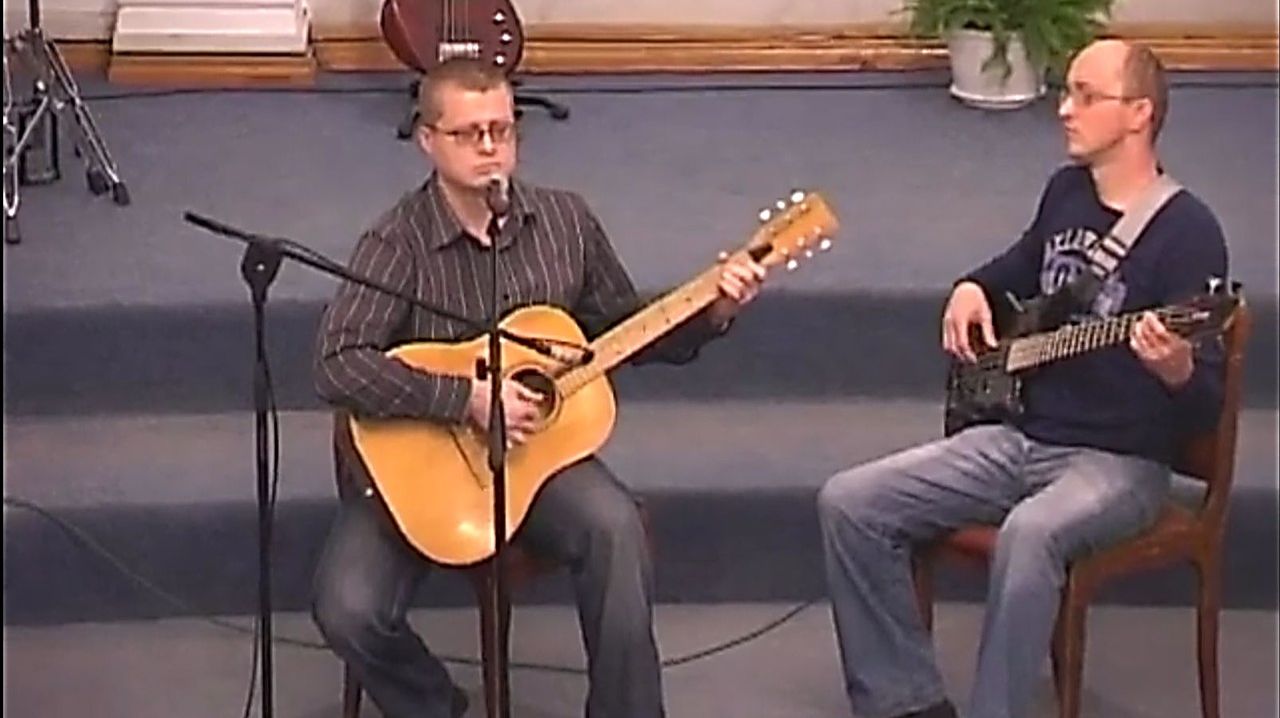 Баллада о Христе Слова и музыка Татьяны Шиловой. Исполняют Александр Лащев и Евгений Павлов.