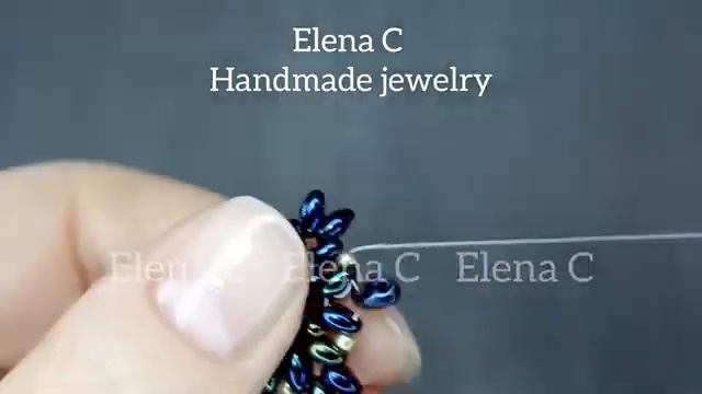 Серьги из бисера и бусин Twin  от Elena C - Украшения ручной работы