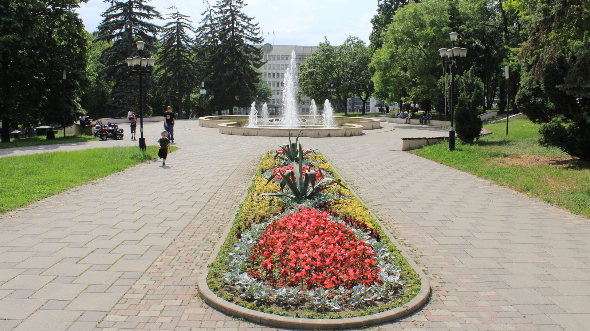 Сквер Ермолова и Ленина в Пятигорске