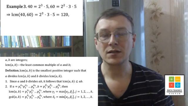 Video task 15 - Least common multiple of two integers