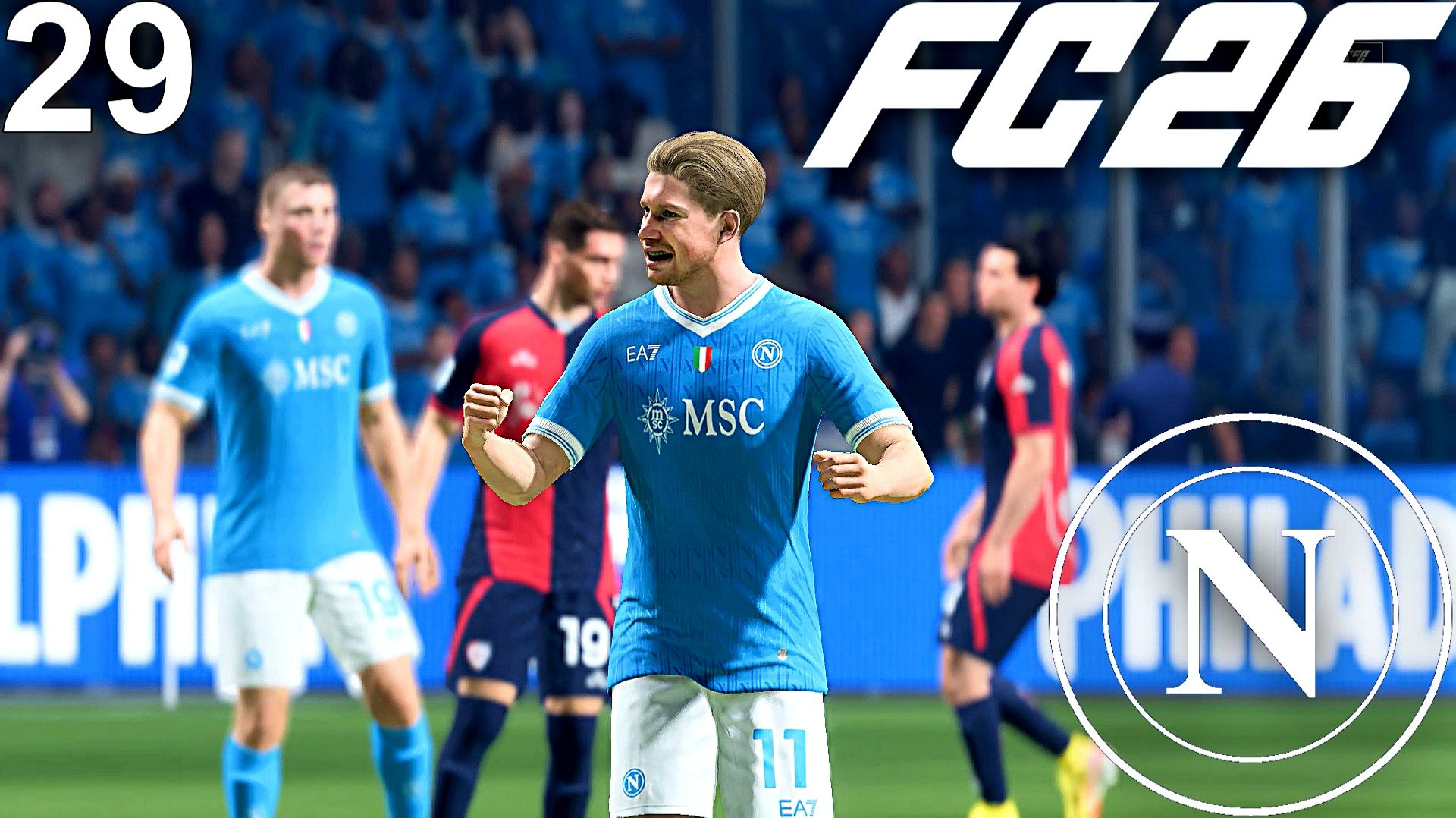 FC 26 КАРЬЕРА ЗА НАПОЛИ #29 - НАПОЛИ УЗНАЛ СОПЕРНИКА В СТЫКАХ В ЛЧ и ГОЛ КРАСАВЕЦ ДЕ БРЮЙНЕ!!!