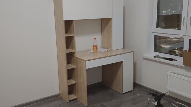 Сборка стола с надстройкой Монблан. Неправильная разметка с завода под направляющие ящика.