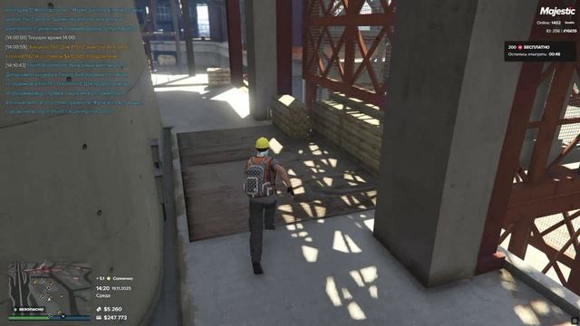 GTA 5 Majestic RP # 42 Строитель 2 ранг