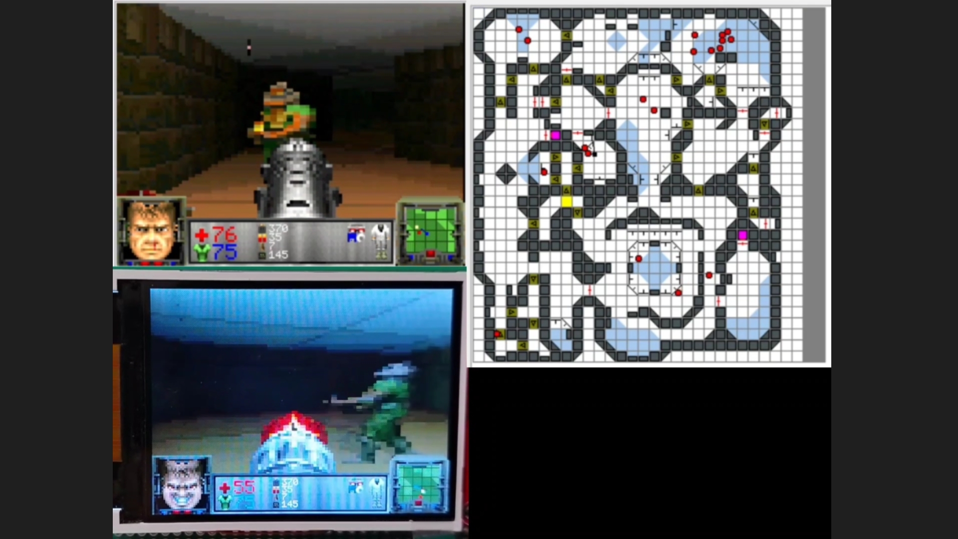 RayCast на ESP32. Часть 18. HUD, coop