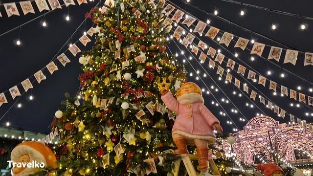 Зима в Москве-2026. Ёлка на Манежной площади