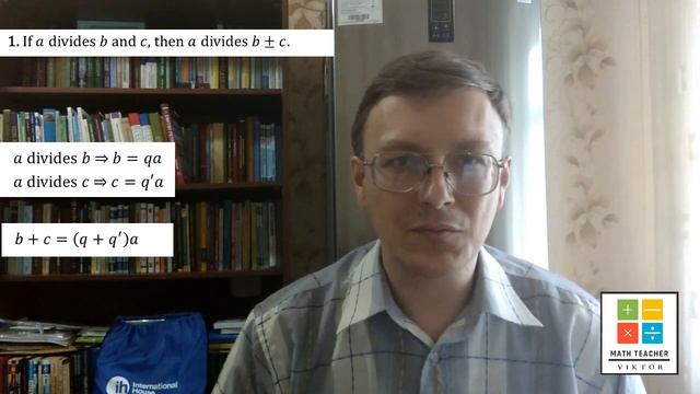 Video task 11 - Some properties of divisibility