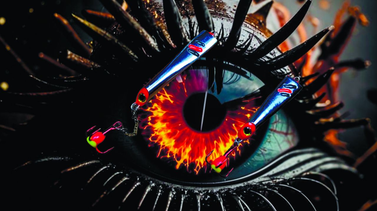 Уловистая зимняя блесна на окуня ЦИКЛОП из антенны радиоприёмника. Изготовление.