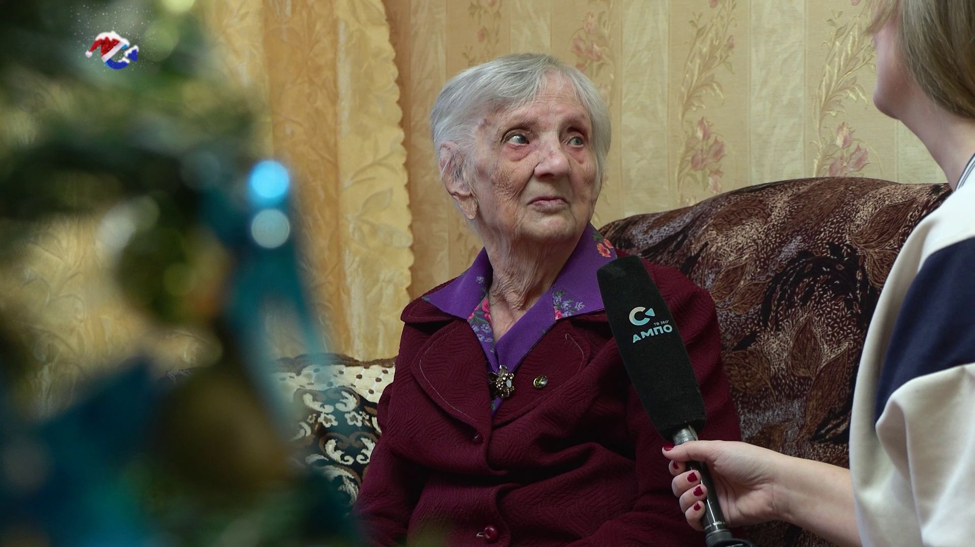 Журналисты «Сампо ТВ 360» встретились с 99-летней участницей ВОВ Валентиной Леккиевой