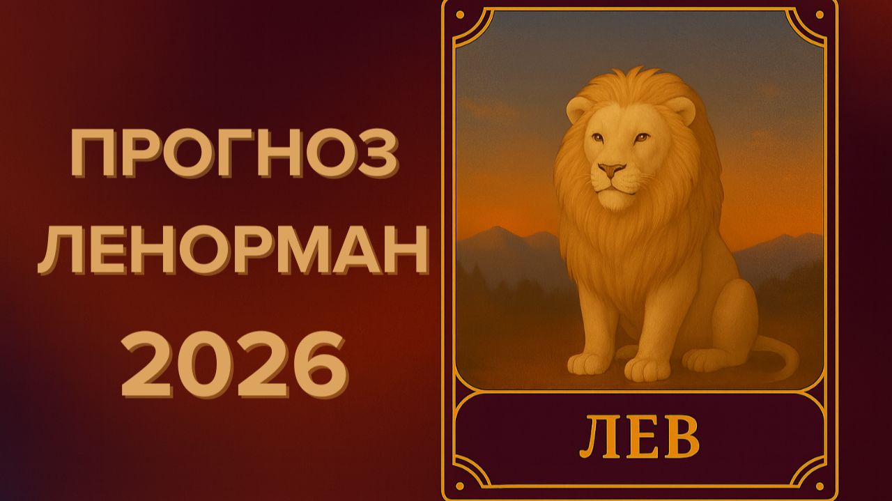 ♌ЛЕВ 2026 🔮 ЧТО ПРИНЕСЁТ ГОД, ЧТО ГОД ГОТОВИТ🔮 ПРОГНОЗ ЛЕНОРМАН ✨ЧТО ЖДЁТ ✨КУДА ВЕДЁТ СУДЬБА