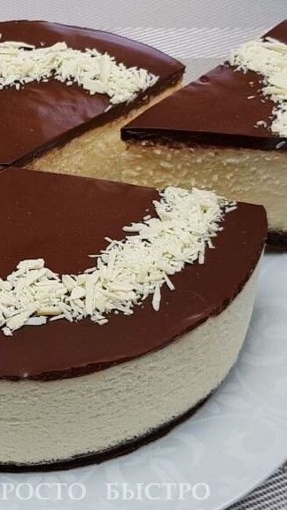 Сливочный ЧИЗКЕЙК БЕЗ ДУХОВКИ | Вкусно Просто Быстро | #shorts #чизкейк #рецепты #еда #кулинария