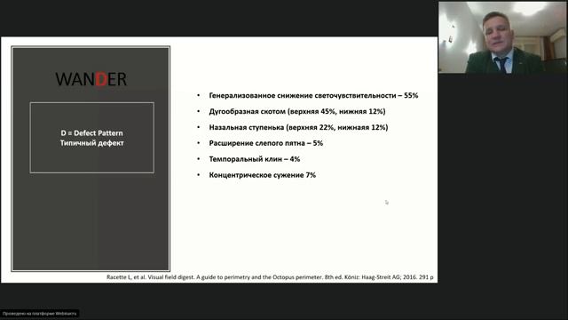 Описание протоколов исследования поля зрения