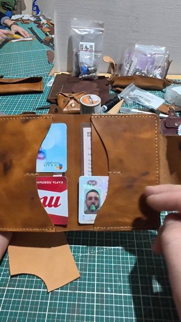 Кошелек мужской, для купюр карт и автодокументов