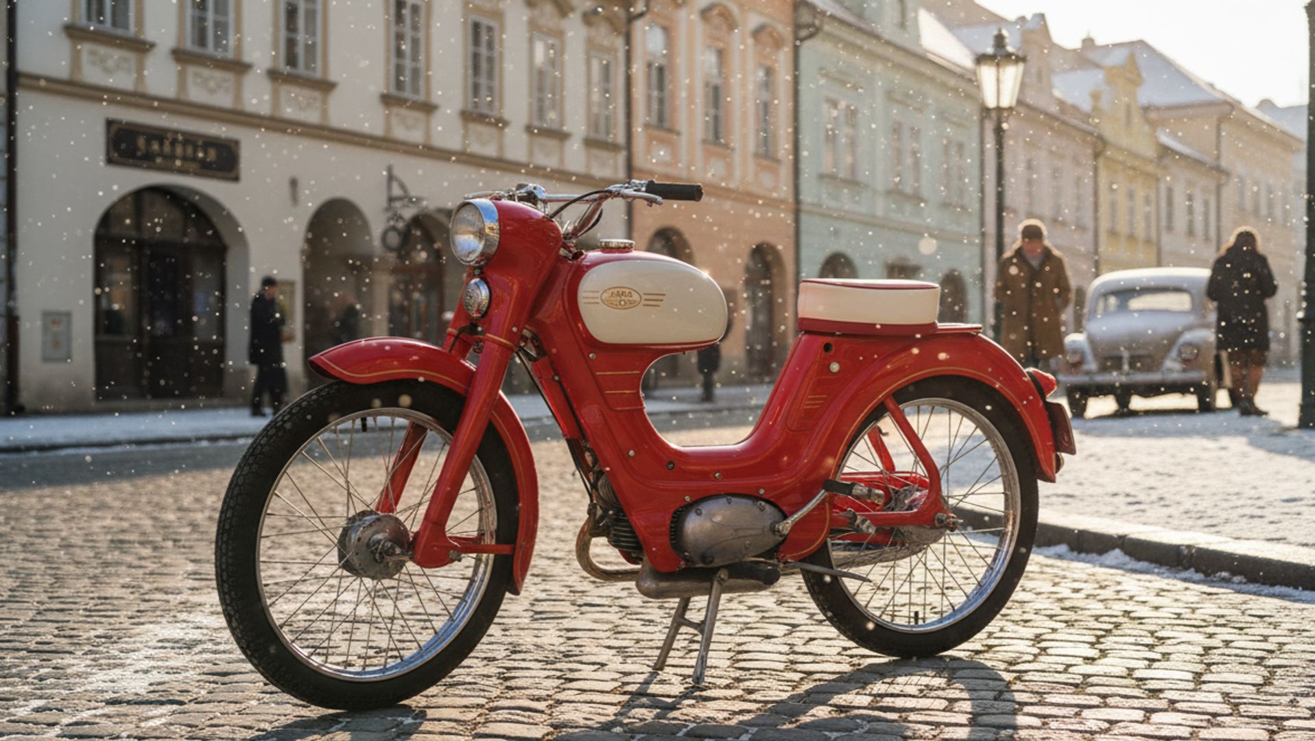 Восстановили Яветту. Чехословацкий мопед.