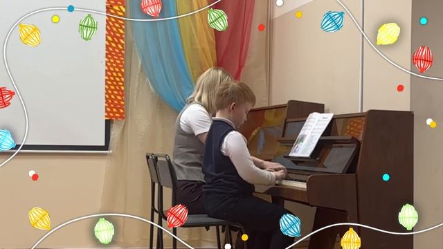 Новогодняя музыкальная открытка «С Новым годом»