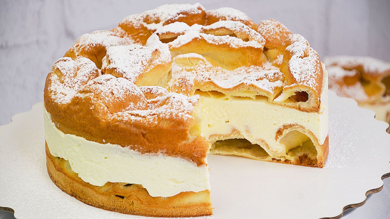 🍰 Знаменитый торт «КАРПАТКА» 💥 Огромный ЭКЛЕР! Простые коржи + нежнейший крем со вкусом пломбира!