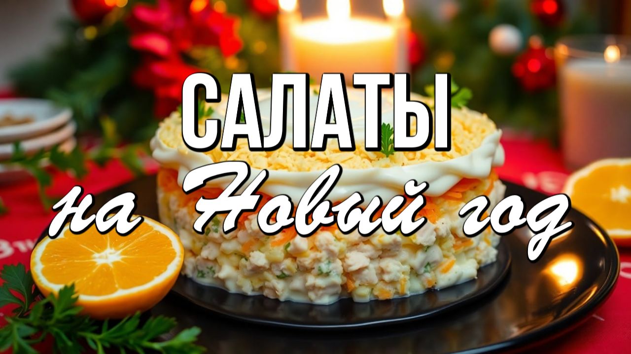 🔥 Салаты на Новый год: вкусно, красиво, по делу