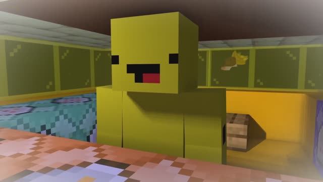 Инопланетяне пришли на помощь.  Minecraft