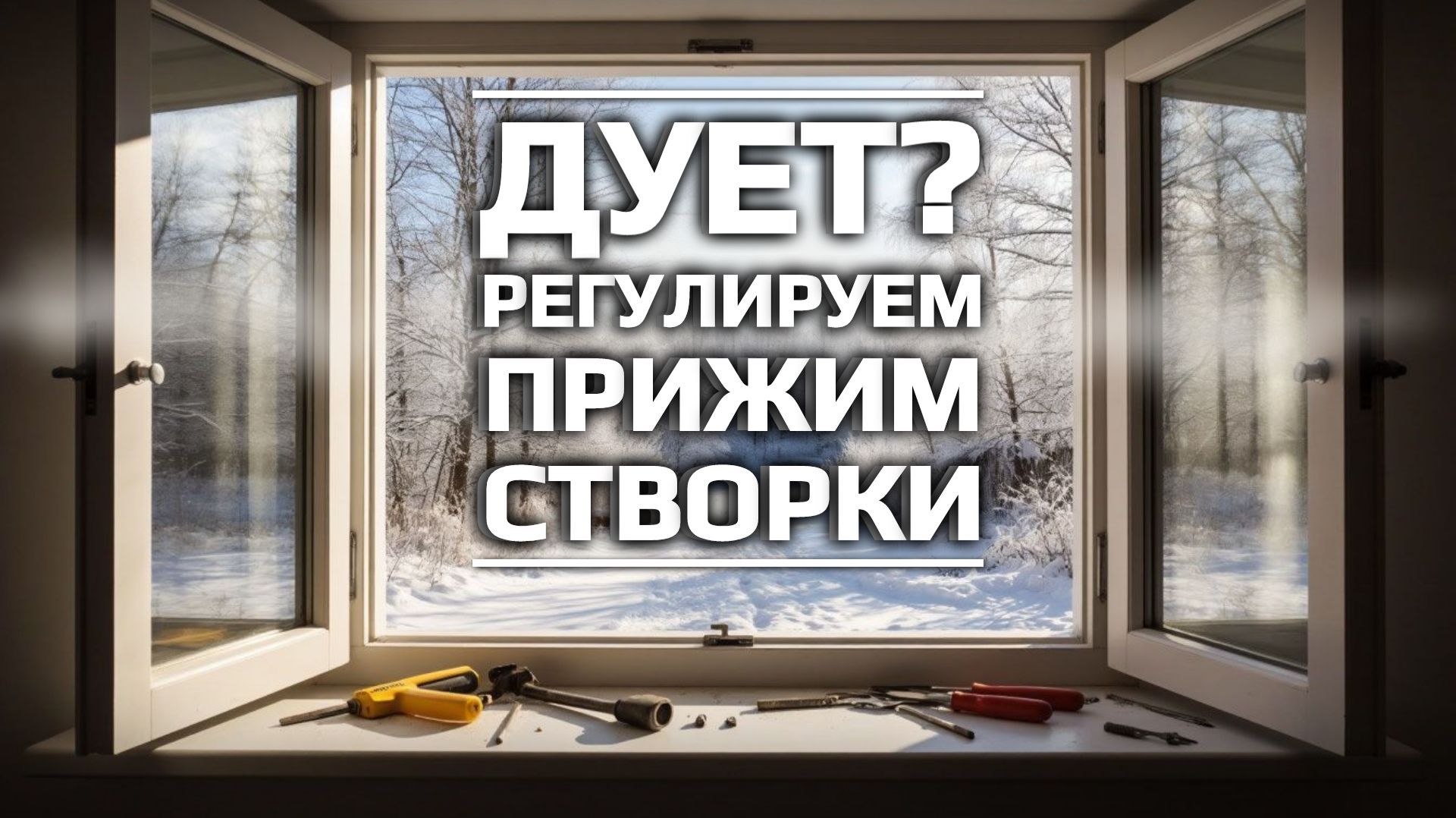 ЗИМНИЙ РЕЖИМ: как отрегулировать пластиковые окна шестигранником