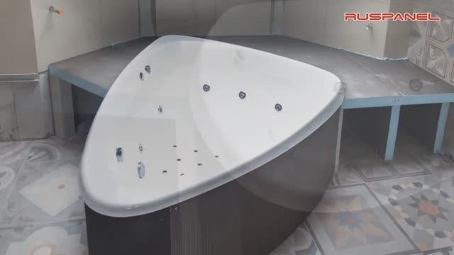 Изготовление подиума под ванну. Руспанель.