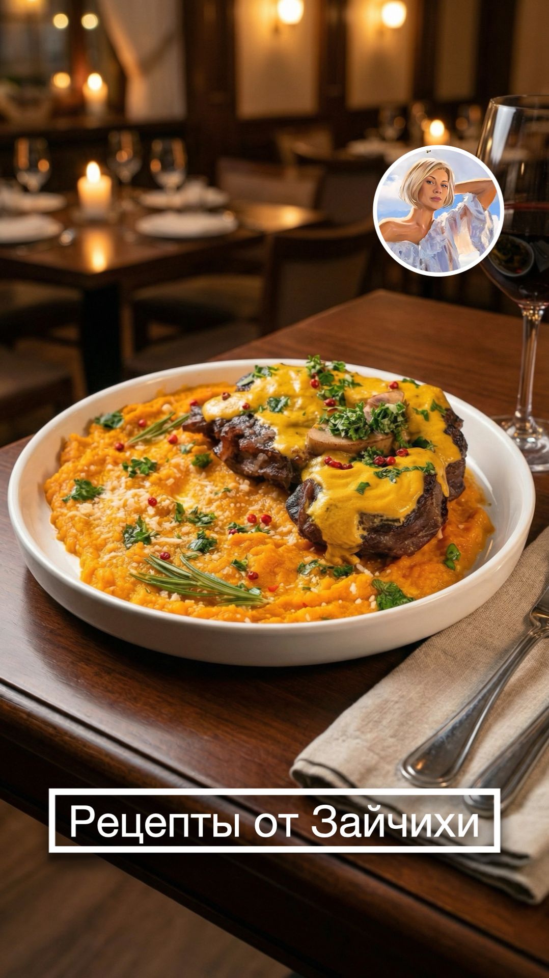 Osso Buco - тушеное мясо с картофельным пюре