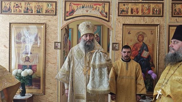 Проповедь владыки Гурия на престольный праздник храма поселка Рудный