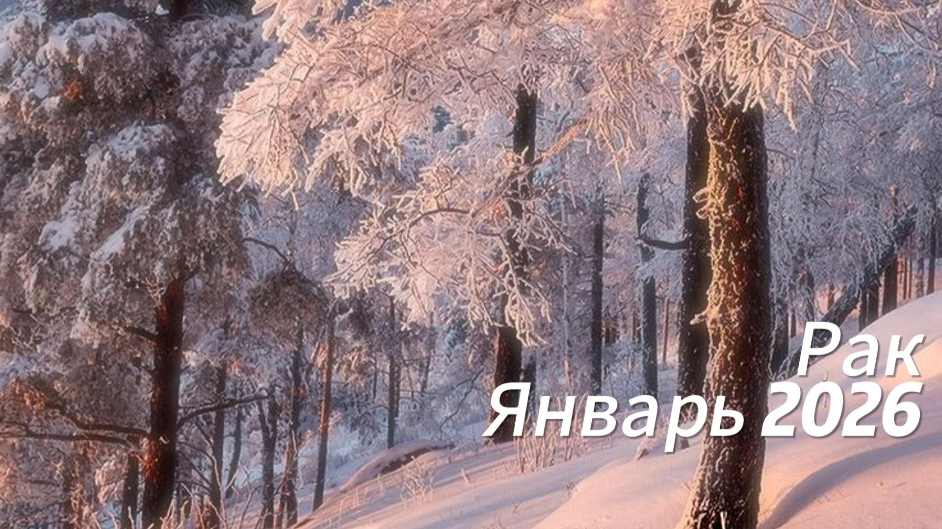 Прогноз для Раков на Январь 2026