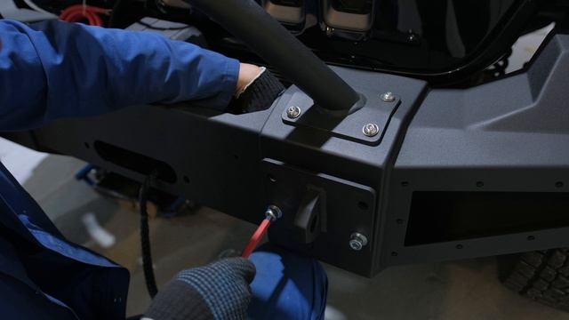 Установка переднего силового бампера BMS PRO-Line для Jeep Wrangler JL 2018-2024