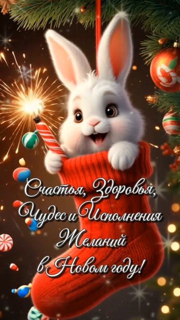 Счастья, здоровья и в сего самого доброго в Новом году!