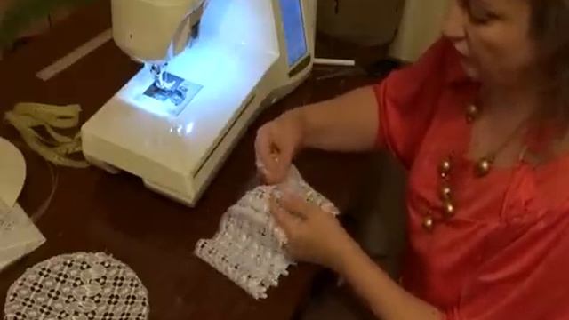 Шьём шляпку из кружеваМастер класс