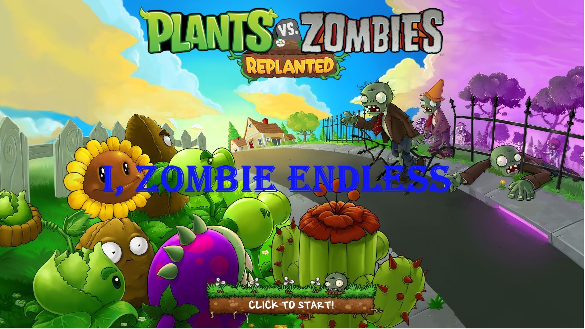 Зомби против растений! Plants vs Zombies: Replanted I, Zombie Endless# Обучение! ПвЗ PvZ