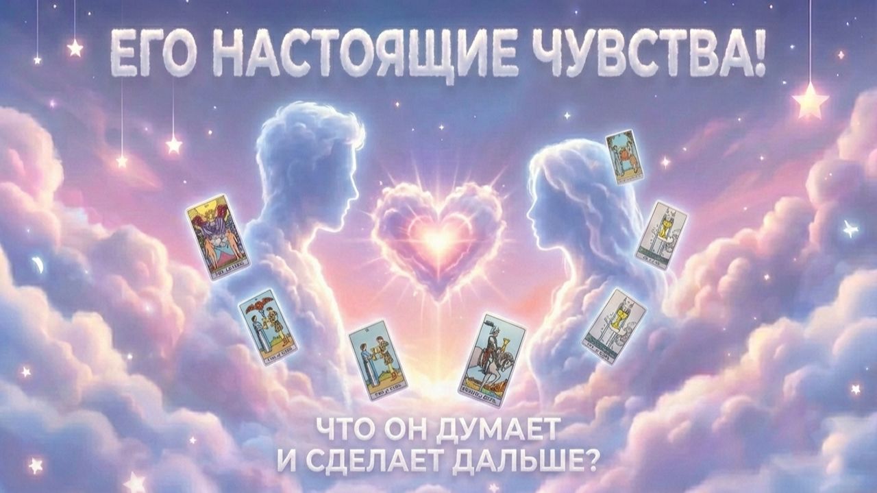 Его настоящие чувства! Что он думает и сделает дальше? (Вариант 1) 💕 Таро сегодня 🧿 Чтение карт