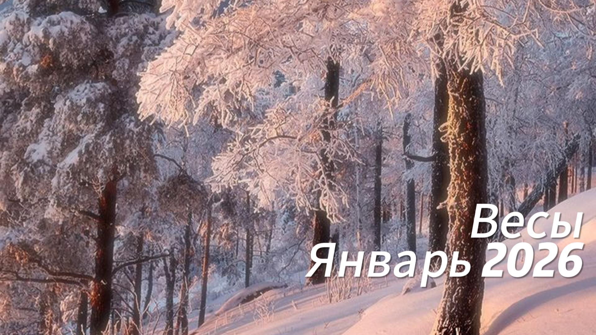 Прогноз для Весов на Январь 2026