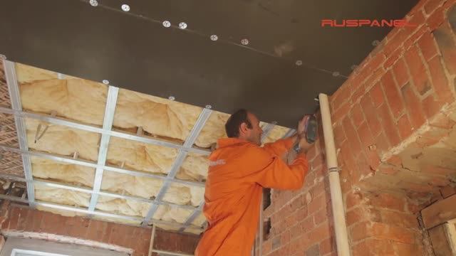 Звукоизоляция потолка. Ремонт квартиры с применением материалов от Руспанель.