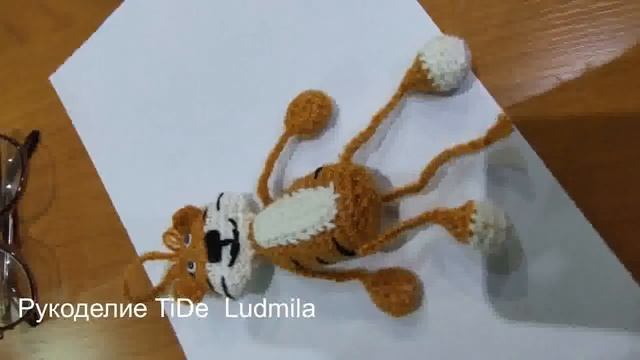 Хаги Ваги Тигренок брелок Игрушки амигуруми