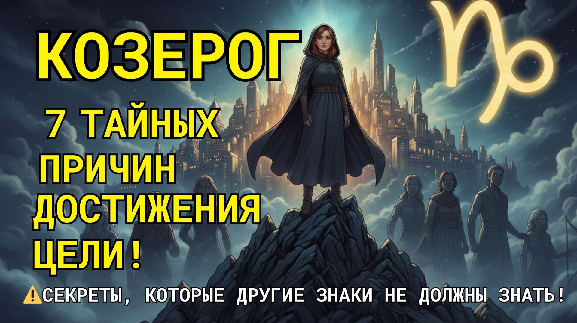♑️ КОЗЕРОГИ: ПОЧЕМУ ВЫ ВСЕГДА ДОСТИГАЕТЕ ЦЕЛИ? 7 тайных причин, которые скрывают другие знаки!