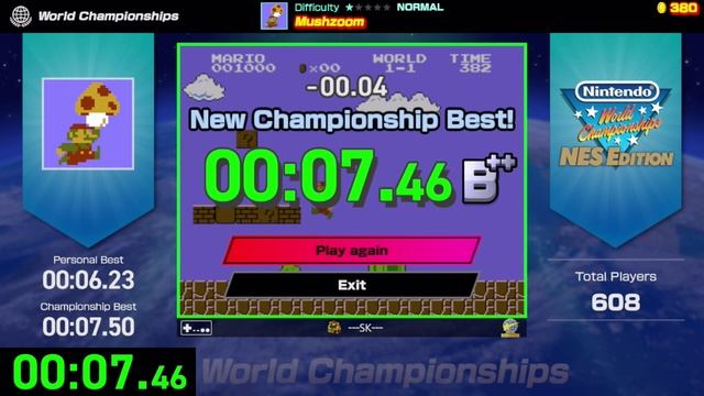 Марио съел гриб