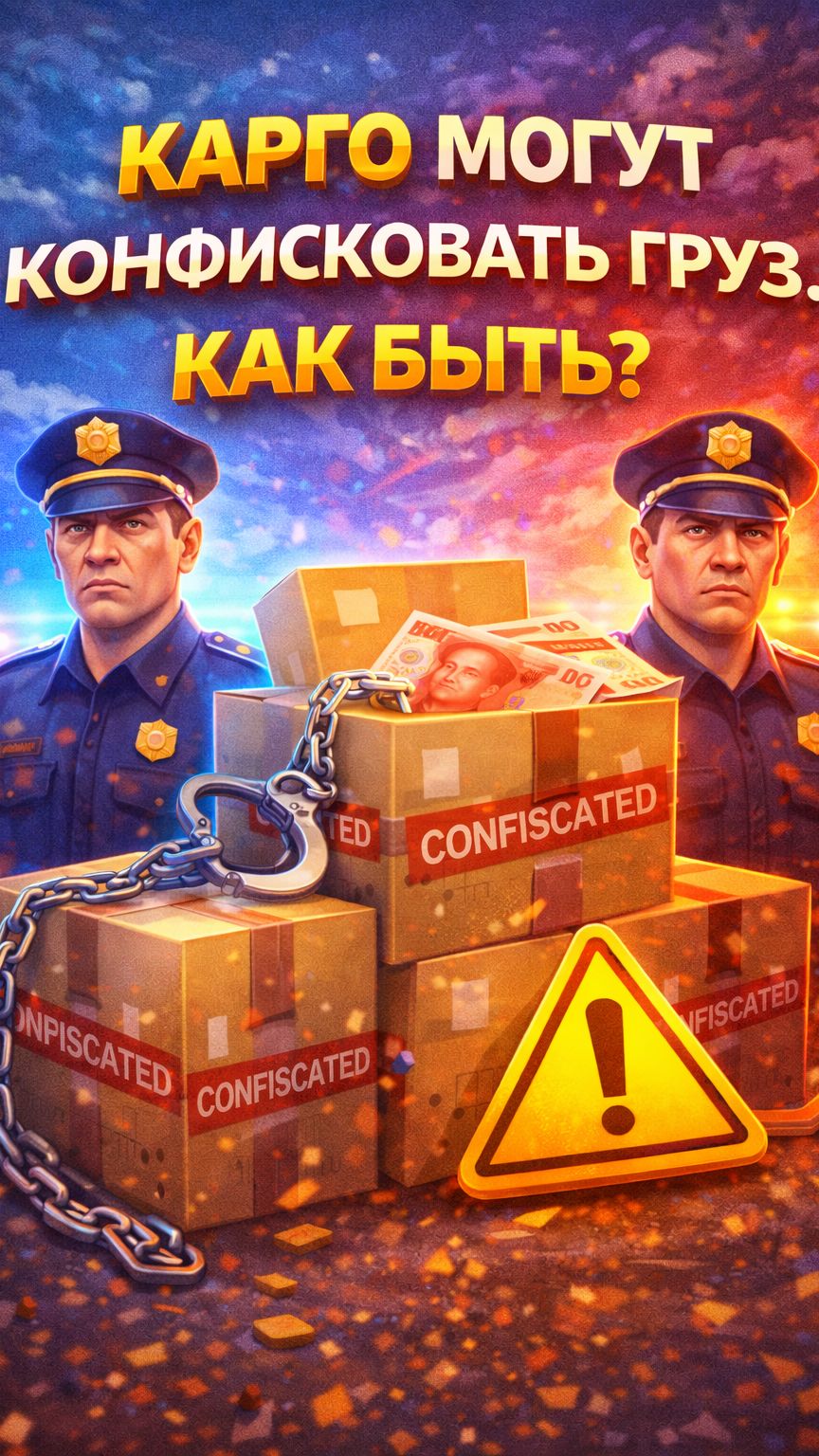 Карго могут конфисковать груз. Как быть?