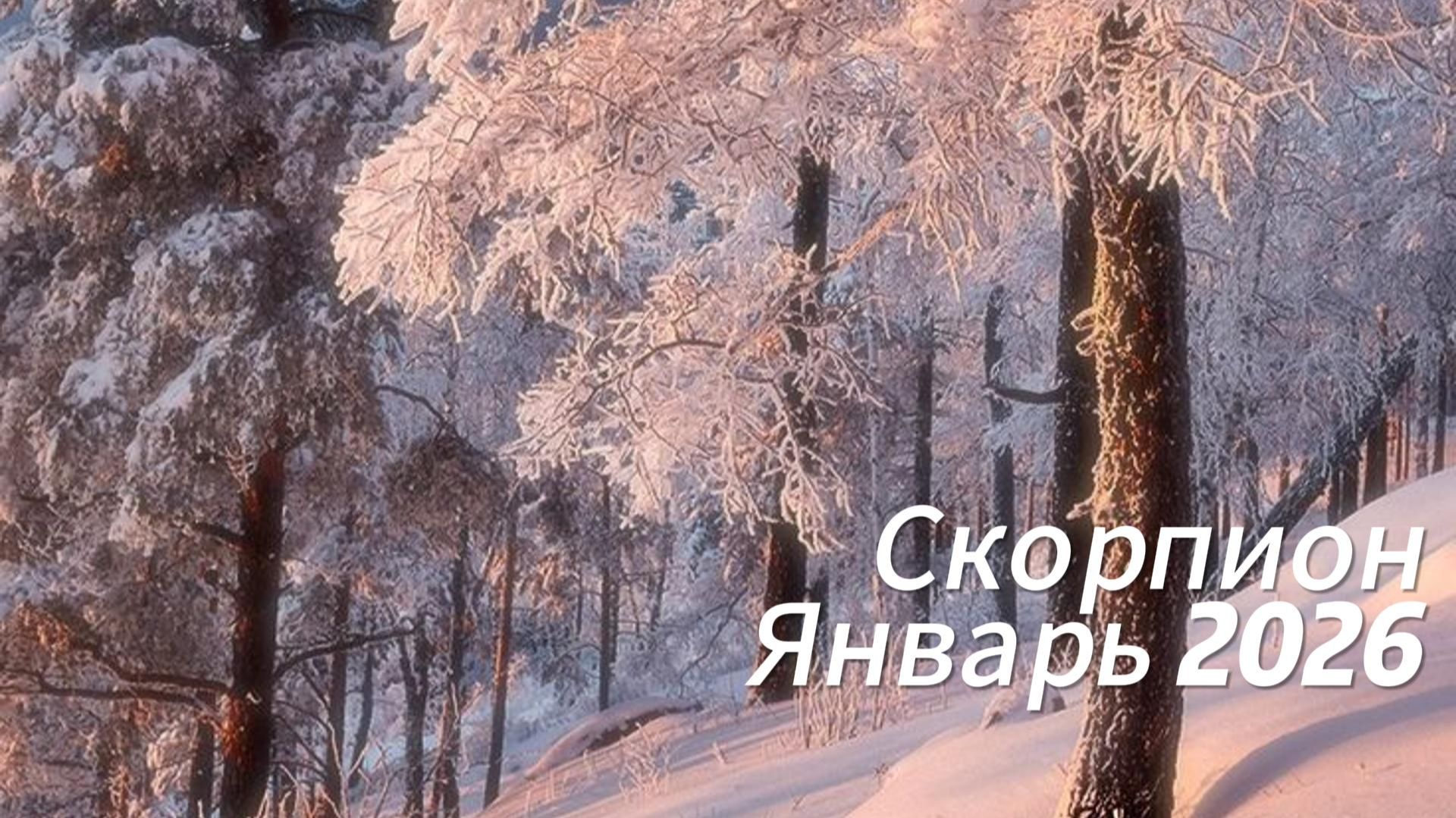 Прогноз для Скорпионов на Январь 2026